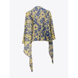 Lanarto Slow Fashion Tuch 'Schultertuch Aloha' Damen Gr&ouml;&szlig;e One Size kobaltblau
