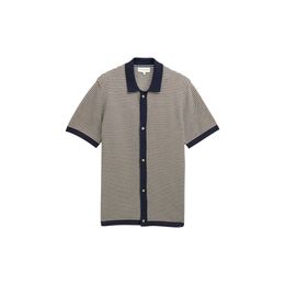 Tom Tailor Button Up Shirt male size XXXL Cream / Dark blue / Green / Red