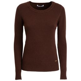 Influencer Pullover Damen Gr&ouml;&szlig;e M schoko