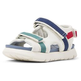 Camper Sandale ' Oruga ' M&auml;dchen Gr&ouml;&szlig;e 26 blau / blutrot / wei&szlig;