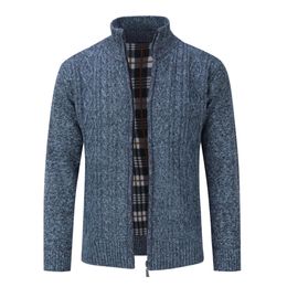 YOUTHUP Knit Cardigan 'Wertigkeit' male size L Blue