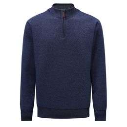 Allthemen Sweater 'Maschenruhe' male size S Navy