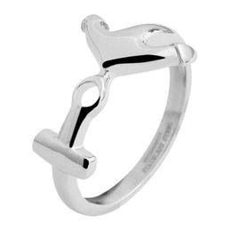 Akzent Ring 'Vennie, langlebig' female size 58 Silver