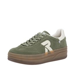 Rieker Sneaker Damen Gr&ouml;&szlig;e 42 oliv / wei&szlig; Sommerschuhe