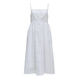 Salsa Jeans Kleid Damen Gr&ouml;&szlig;e 42/44 wei&szlig; Sommerkleid