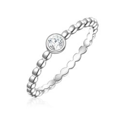 Glanzst&uuml;cke M&uuml;nchen Glanzst&uuml;cke M&uuml;nchen Ring female size 58 Silver / Transparent