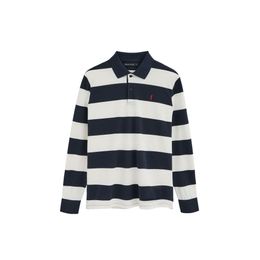 Polo Club Poloshirt Herren Gr&ouml;&szlig;e L navy / wei&szlig;