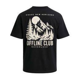 Neverless Shirt 'Offline Club' Herren Gr&ouml;&szlig;e M schwarz