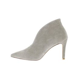 XAVER LUIS Schuhmanufaktur Pumps 'JULIE - Highcut Pumps aus feinem Leder' female size 38 Greige
