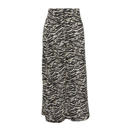 QS Skirt female size 40 Light beige / Grey / Black