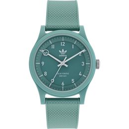 adidas originals Uhr 'Project One' Damen Gr&ouml;&szlig;e One Size smaragd / silber