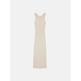 Dilvin Maxi Kleid Damen Gr&ouml;&szlig;e 40 hellbeige Sommerkleid