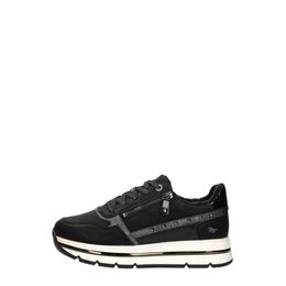 Mustang Sneaker low 'Sneakers Laag' Damen Gr&ouml;&szlig;e 42 schwarz Sommerschuhe