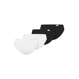Schiesser Tai-Slip ' 95-5 Serie ' Damen Gr&ouml;&szlig;e M/L schwarz / wei&szlig;