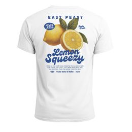 Neverless Shirt 'Lemon Squeezy' Herren Gr&ouml;&szlig;e XS wei&szlig;