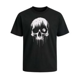 Neverless Shirt 'Skull Hiking' male size XXXL Black
