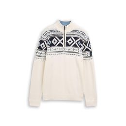 Tom Tailor Pullover Herren Gr&ouml;&szlig;e XXL marine / taubenblau / wollwei&szlig;