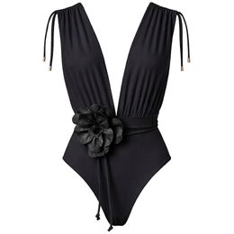 Sea Me Swim Badeanzug 'CAYMAN FLORAL 01' Damen Gr&ouml;&szlig;e L schwarz