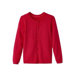 Tchibo - Strickjacke - M&auml;dchen - Gr. 98/104 - rot