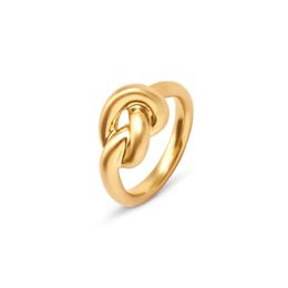Tchibo - Ring &raquo;Knot&laquo; - Damen - Gr. 19 - gold