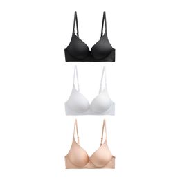 next BH 'Ultimate Comfort' Damen Gr&ouml;&szlig;e 70 nude / schwarz / wei&szlig; Sommerkleid