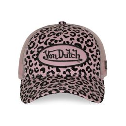 Von Dutch Cap 'Gorra Von Dutch rosa cheetah print trucker cap' Herren Gr&ouml;&szlig;e 54/64 rosa