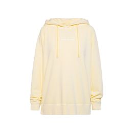Senses.the Label Oversized Hoodie SA:HAJO mit R&uuml;cken-Artwork Damen Gr&ouml;&szlig;e XS gelb
