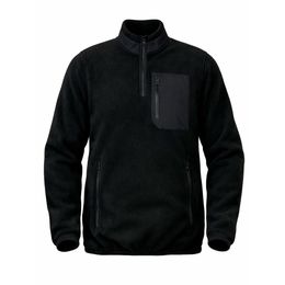 A Question Of (AQO) Between-Season Jacket 'David Micro Fleece Halfway Zip' male size XL Black