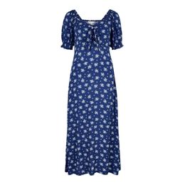 Apricot Kleid 'Milkmaid' Damen Gr&ouml;&szlig;e 34 indigo / wei&szlig; Sommerkleid