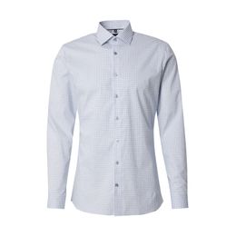 OLYMP Hemd Herren Gr&ouml;&szlig;e 43 blau / wei&szlig;