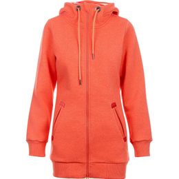 Salzhaut Sweatjacke 'Kraug' Damen Gr&ouml;&szlig;e XS neonorange
