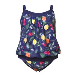 Ulla Popken Tankini Damen Gr&ouml;&szlig;e XXL marine / mischfarben