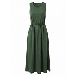 Cupshe Kleid 'Cinched Waist' Damen Gr&ouml;&szlig;e 34 smaragd Sommerkleid