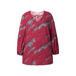 MIAMODA Bluse Damen Gr&ouml;&szlig;e XXL mischfarben / weinrot