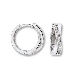ONE ELEMENT Creole Damen Gr&ouml;&szlig;e One Size silber