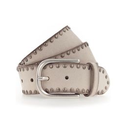 Vanzetti Nieteng&uuml;rtel Leder dunkle vanille | Gr.: 90 cm