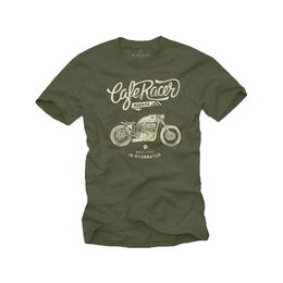 MAKAYA Shirt 'Being first' male size XXXL Green