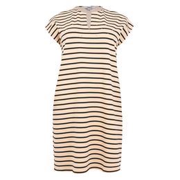 Yoek Kleid Damen Gr&ouml;&szlig;e 50/52 creme / schwarz Sommerkleid