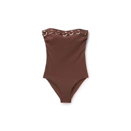 Tezenis Badeanzug 'Royal Essence' Damen Gr&ouml;&szlig;e XL schoko