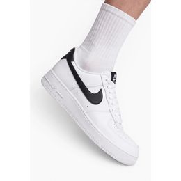 Nike Sneaker 'AIR FORCE 1 07' Damen Gr&ouml;&szlig;e 40.5 schwarz / wei&szlig; Sommerschuhe