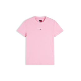 Tommy Jeans T-Shirt 'Classic' Damen Gr&ouml;&szlig;e XXXL rosa / knallrot / wei&szlig;