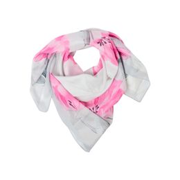 Laura Scott Modetuch Damen Gr&ouml;&szlig;e One Size grau / pink