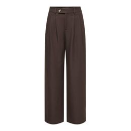 Only Hose mit weitem Beinschnitt in Coffee Bean | Gr.: W38/L32