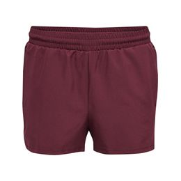 Hummel Sportshorts 'Move' Damen Gr&ouml;&szlig;e M beere / wei&szlig;