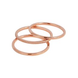 Akzent Ring 'Rijana, langlebig' Damen Gr&ouml;&szlig;e 58 rosegold