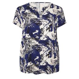 Shape Of You Bluse Damen Gr&ouml;&szlig;e 9XL navy