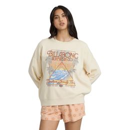 Billabong Sweatshirt 'Echo' Damen Gr&ouml;&szlig;e M hellblau / apricot / hummer / offwhite