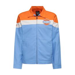 King Kerosin Between-Season Jacket 'Burn Gas' male size S Blue