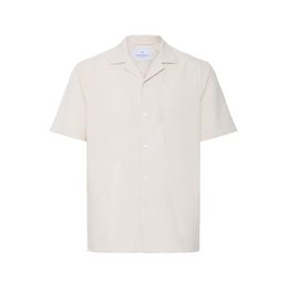 Kronstadt Button Up Shirt ' KSZeldale ' male size XXXL Beige / Brown / White
