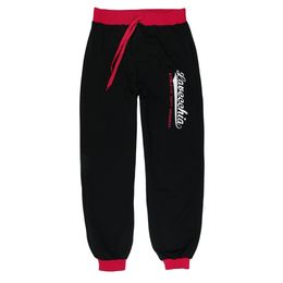 LAVECCHIA Pants 'LV-2020' male size 50 Red / Black / White